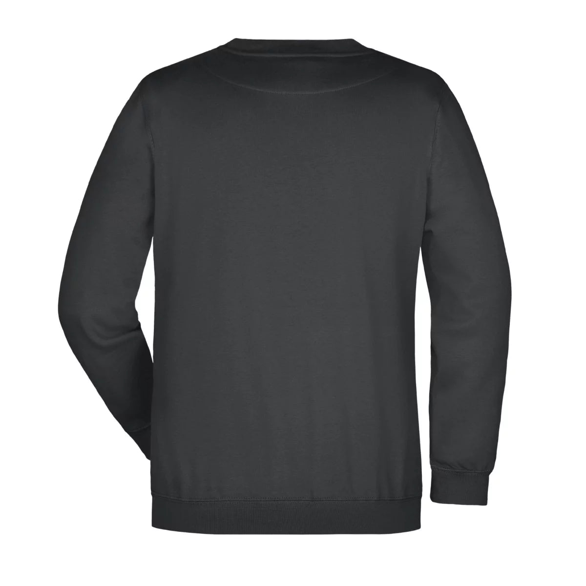 James & Nicholson - Ronde Heavyweight Sweater - Black – Meerkleding